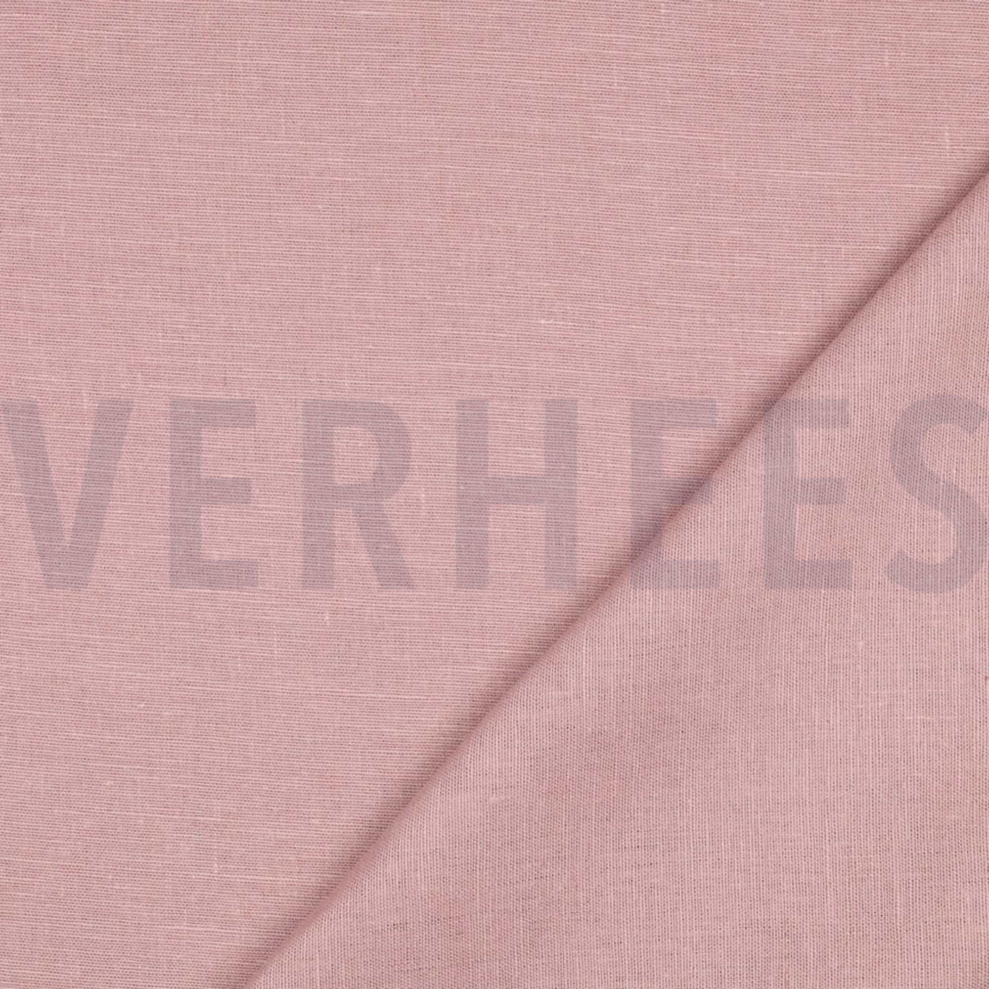 MASTERS OF FLAX FIBRE™ LINEN 280 GM2 - VINTAGE ROSE | Verhees Textiles